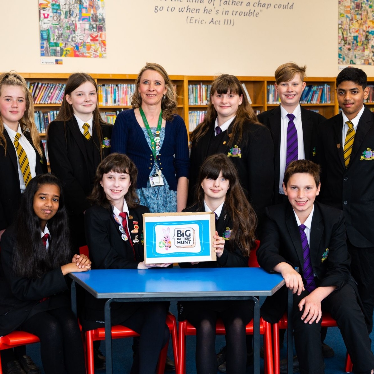 Springwood High School - Recycling scheme reduces our carbon footprint