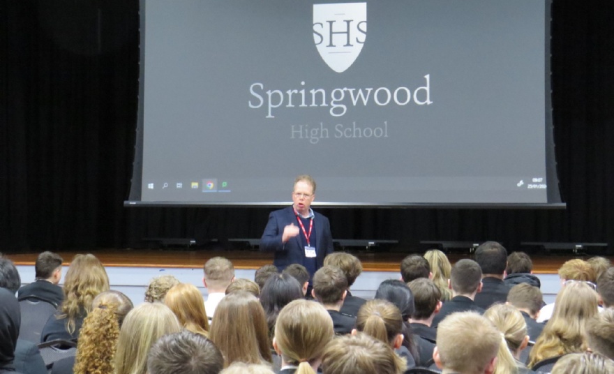 Springwood High School - Talk inspires Springwood eco warriors