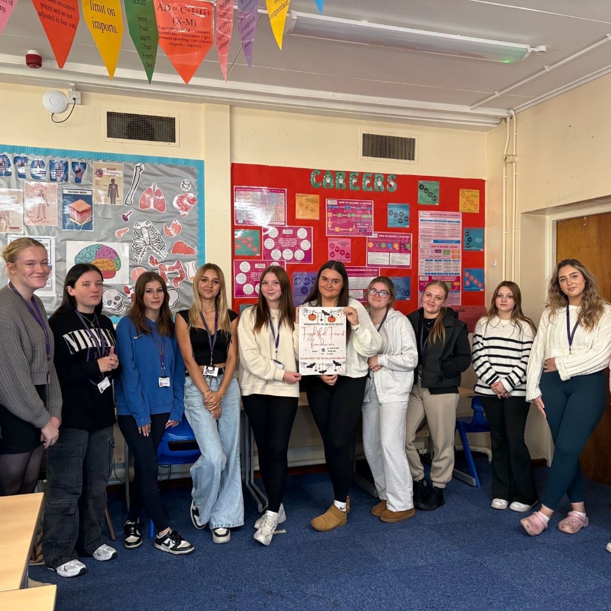 Springwood High School - Students hold Halloween fundraiser